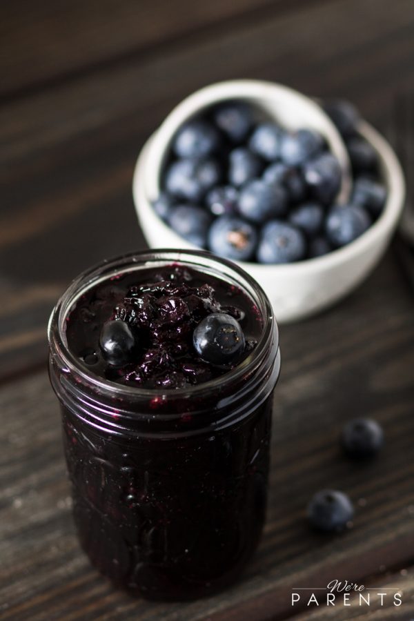 Homemade Blueberry Syrup - We're Parents