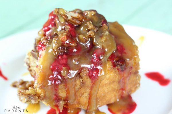Raspberry Sticky Buns Recipe - We're Parents