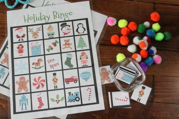Holiday Bingo Card Printable for Kids - We're Parents