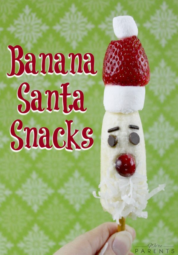 Teaching Knife Skills + Banana Santa Snacks - We're Parents