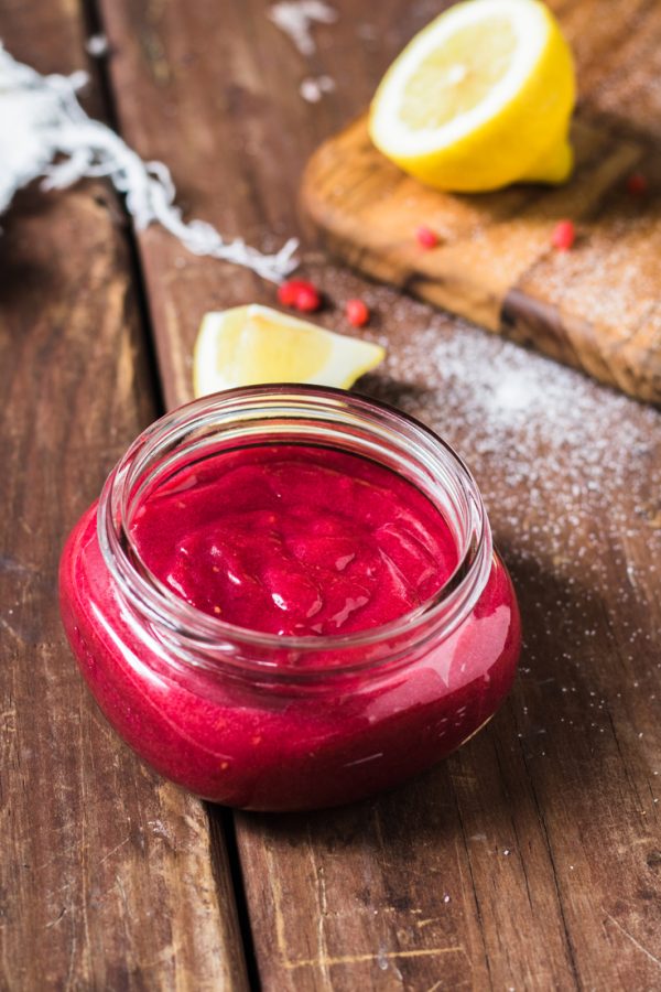 Lemon Raspberry Curd - We're Parents